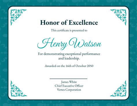 Free Most Valuable Player Award Certificate Template To Edit Online