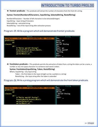 Turbo Prolog Basics PDF