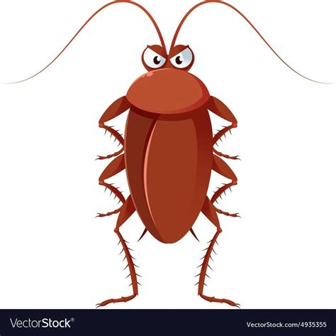 Cockroach Cartoon Vector Image Royalty Free On Vectorstock