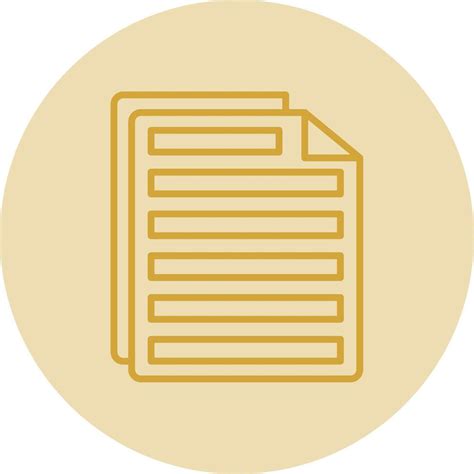 File Line Yellow Circle Icon 44145458 Vector Art At Vecteezy