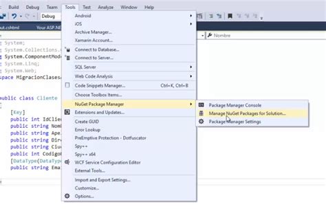migración mvc con entity framework tech riders