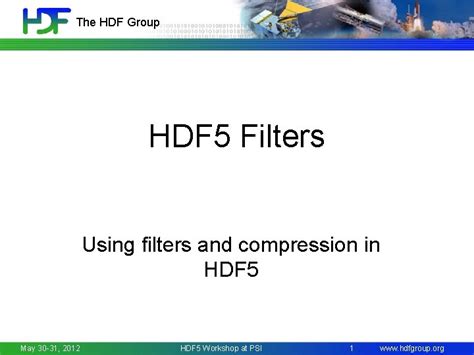 The Hdf Group Hdf 5 Filters Using Filters
