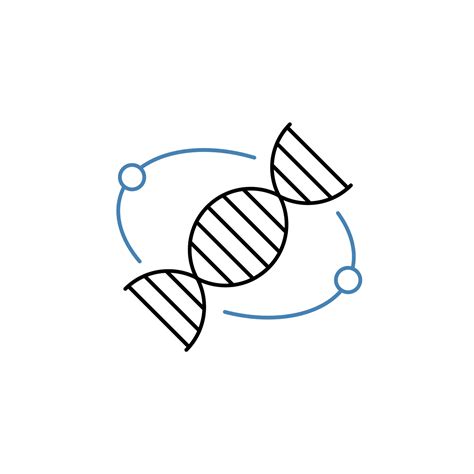 Genome Concept Line Icon Simple Element Illustration Genome Concept