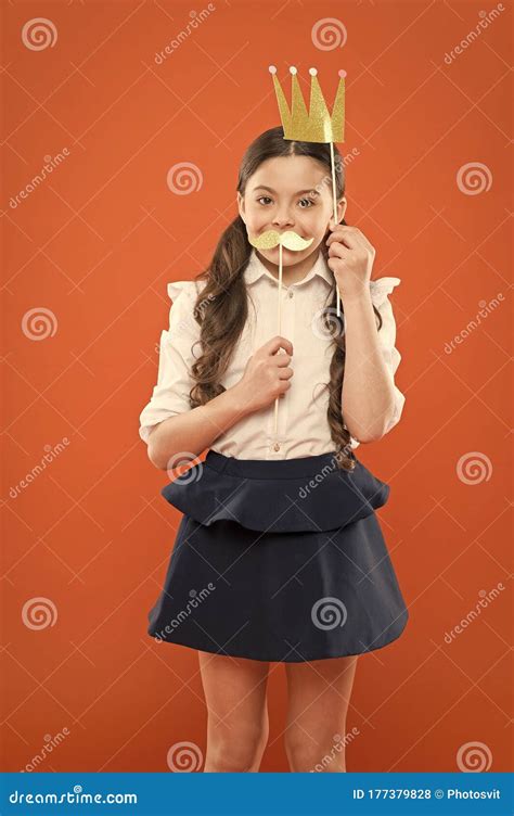 Schoolgirl Princess Golden Crown Queen Of Class Narcissistic Complex Happiness And Joy