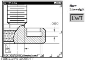 How To Use Lineweights Introduction Tutorial AutoCAD