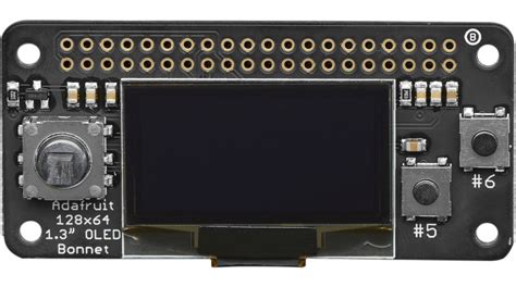 3531 Adafruit 128x64 Oled Bonnet For Raspberry Pi Distrelec Switzerland