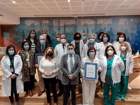 Dos unidades del Hospital Puerta del Mar de Cádiz son certificados por la calidad de sus servicios
