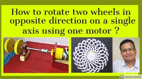 How To Rotate Two Wheels In Opposite Direction On One Axis Kinetic Art Sculpture Kinetic