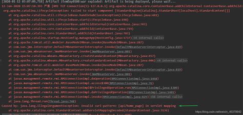 java.lang.IllegalStateException: ContainerBase.addChild: start: org.apache.catalina ...