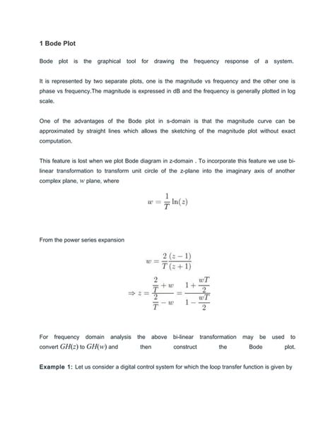 1 Bode Plot PDF