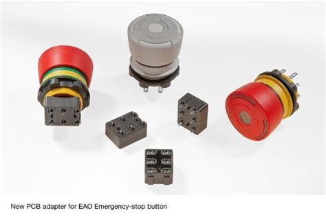 New Pcb Adapter For Eao Emergency Stop Button Element14 Community
