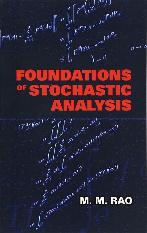 Foundations Of Stochastic Analysis Dover Books On
