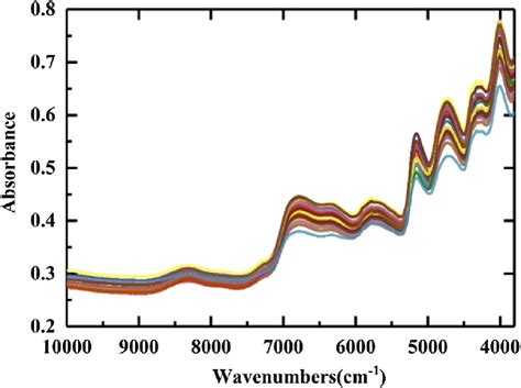Raw Near Infrared Nir Spectra Of Samples Download Scientific Diagram