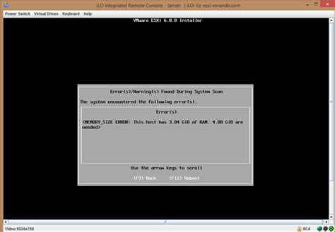 Installing ESXi With GB RAM Or Less Vovando Dev