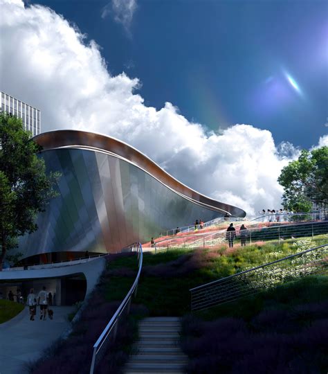 MAD Designs Undulating Cloud Sports Center For Shijiazhuang