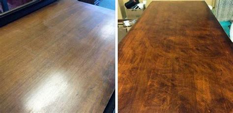 Faux Burled Wood Table Top With Gf Java Gel Stain Burled Wood Table Burled Wood Stained Table