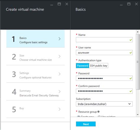 How To Deploy The Barracuda Email Security Gateway In The Microsoft Azure Management Portal
