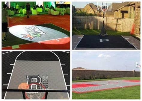 Backyard Basketball Court Flooring Outdoor Sport Tiles