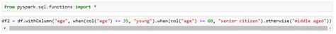 How To Transform Values In A Column Of A Dataframe Using Pyspark