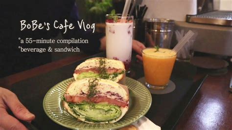 카페 브이로그음료and샌드위치 모음집55분짜리개미지옥편 안히즐기소서카페사장카페알바 브이로그백색소음힐링visual Asmrkorea Cafe Vlogcafe