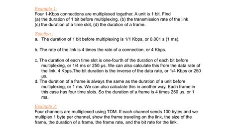 Time Division Multiplexing Technique For Communication System Pptx