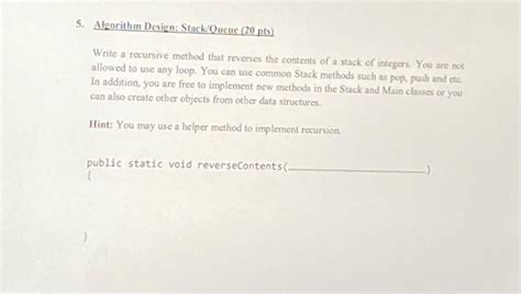 Comparing Stack Based Algorithms With Queue Based Algorithms For Itera