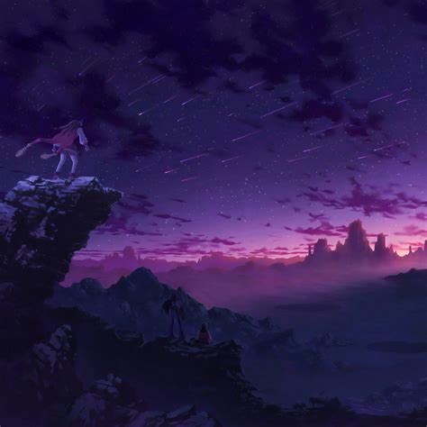 Фиолетовые Аниме Обои 4К 63 фото