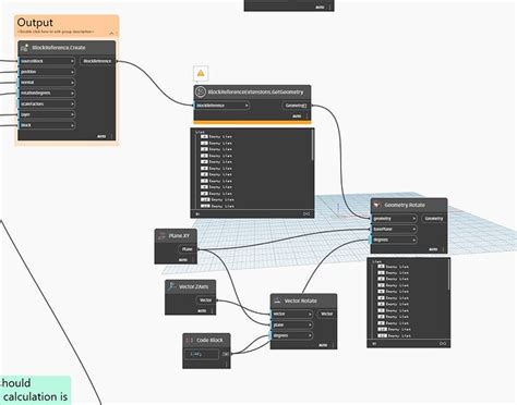 Rotate The Existing Block Reference Objects In Civil D Civil D Dynamo