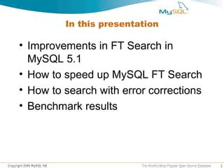 Mysql Fulltext Search PPT