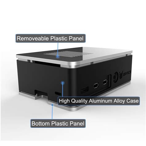 Raspberry Pi 4 Case Biface Aluminium Case With Coo Grandado