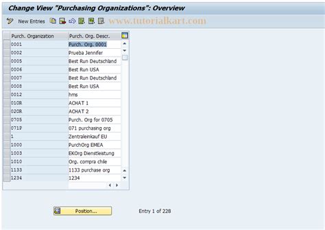 OX08 SAP Tcode Define Purchasing Organization OX08 SAP Tcode Define Purchasing Organization