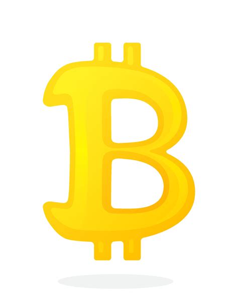 Golden Bitcoin Sign Symbol Of Crypto Currency Global Virtual Internet Money Block Chain Based