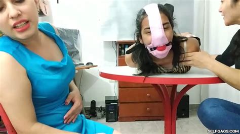 Hogtied Girl Panty Hooded And Ball Gagged Pics Xhamster