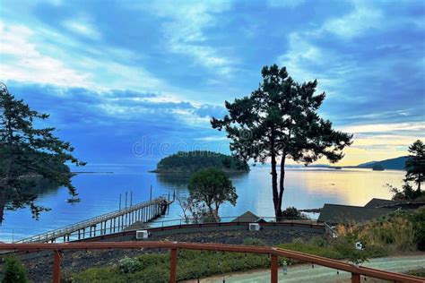 Bennett Bay Mayne Island British Columbia Canada Stock Image Image
