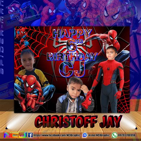 Ncjl Graphics Approved Tarpaulin Layout Spiderman