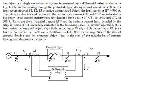 Solved An Object In A Single Source Power System Is