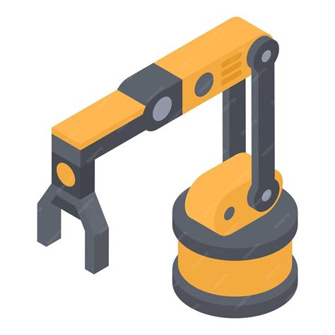 Premium Vector Robot Arm Icon Isometric Of Robot Arm Vector Icon For Web Design Isolated On