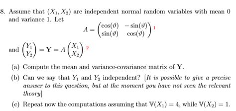 [statistics] Variance Covariance Matrix R Homeworkhelp
