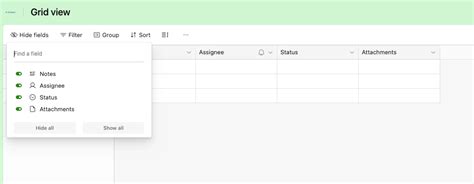 Allow Users To Showhide Fields In Interface View Airtable Community