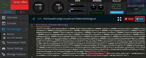 Adding A Password To Your Palworld Server Palworld Knowledgebase Article Nodecraft