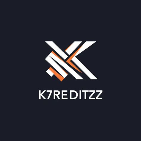 Logo Design For K7reditz Clean And Modern Editing Symbol On A Neutral