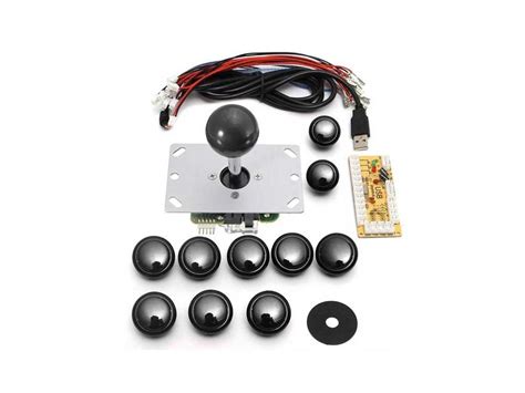 Diy Arcade Game Controller Usb Joystick Kit Black Robots Cyprus