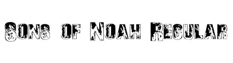 Sons Of Noah Regular Font