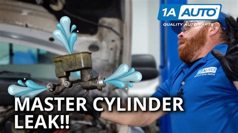 Soft Squishy Brakes Hard to Stop How to Diagnose Brake Master Cylinder Leak | 1A Auto