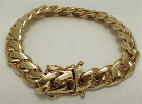 Mens Gold Bracelets Cuban Link At Landon Artis Blog