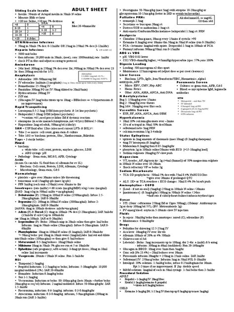 Icu Adult And Paeds Download Free Pdf Intravenous Therapy