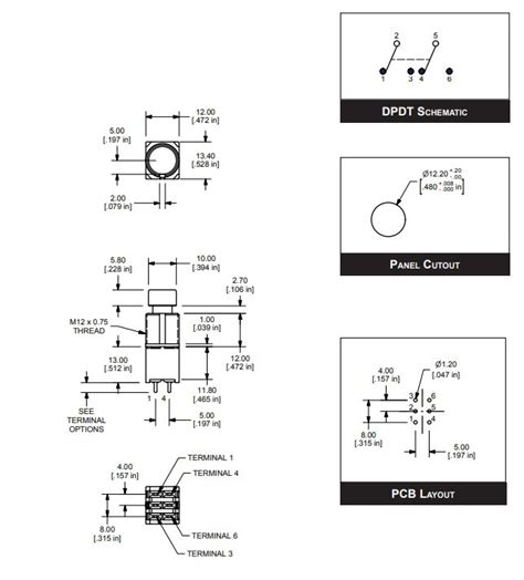 Dpdt Latching Footswitch Solder Lugs E Switch Retroamplis