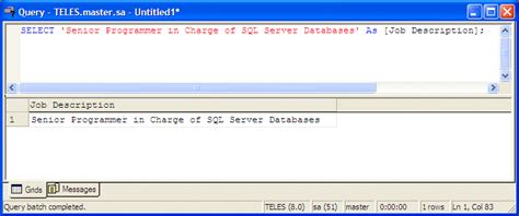 MS SQL Server Lesson 7 SQL Operators And Operands