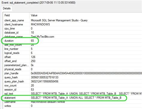 Union Vs Union All Usage And Performance In SQL Server My Tec Bits